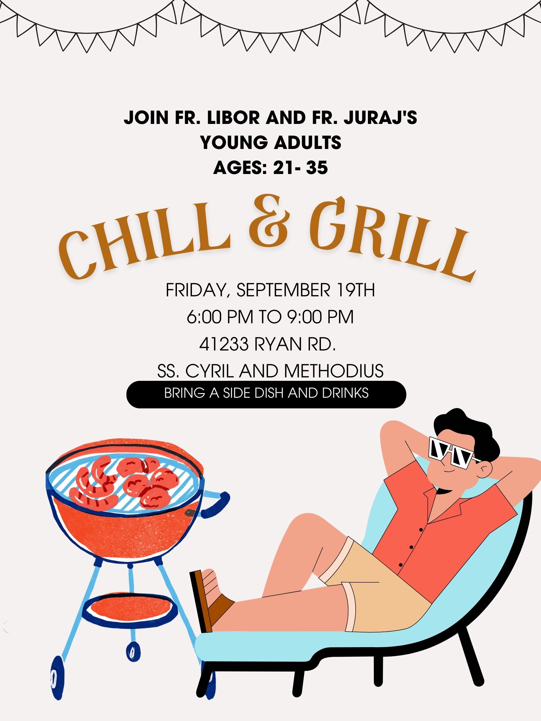Chill & Grill – SS. Cyril and Methodius Parish